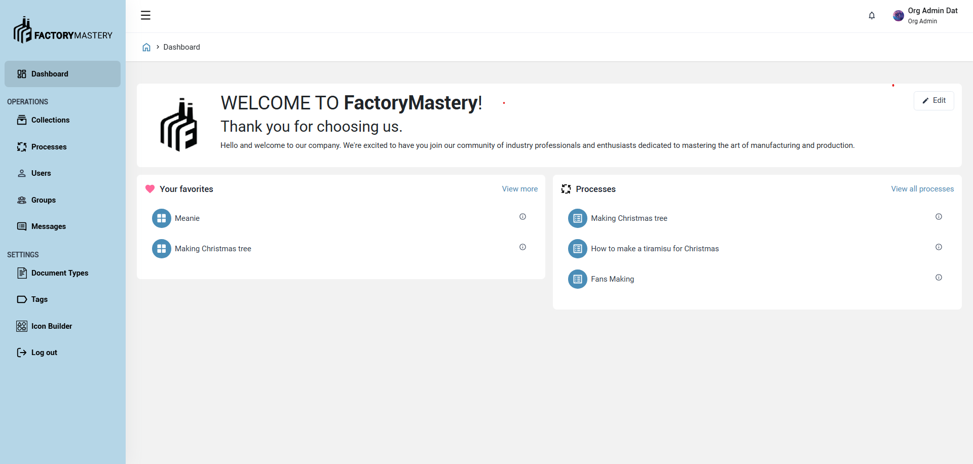 Factory Mastery